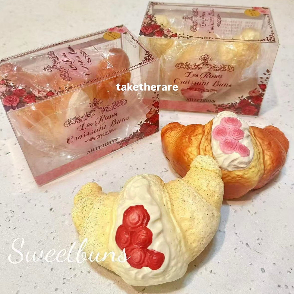 Sweetbuns Les Roses Croissant Squishy – taketherare