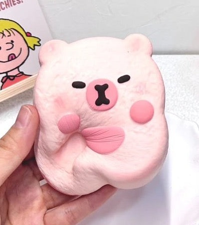 Pink Capybara Cookies Squishy – taketherare